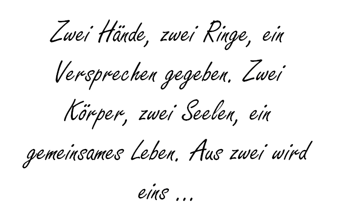Zwei Hnde Zwei Ringe
